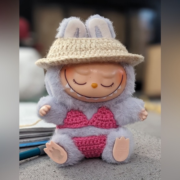 Hand Crafted | Toys | Labubu Crochet Bikini And Hat Labubu Not Included ...